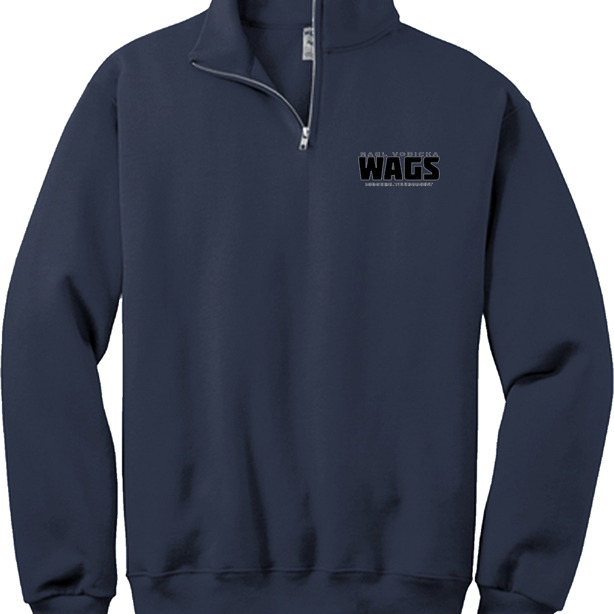 Quarter-Zip Sweatshirt - 2025 WAGS Tournament - Black (Outline) – Simax ...