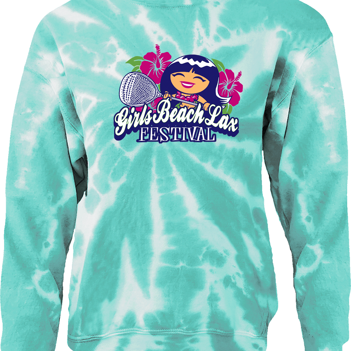 Crew Sweatershirt - 2025 Girls Beach Lax Festival – Simax Sports