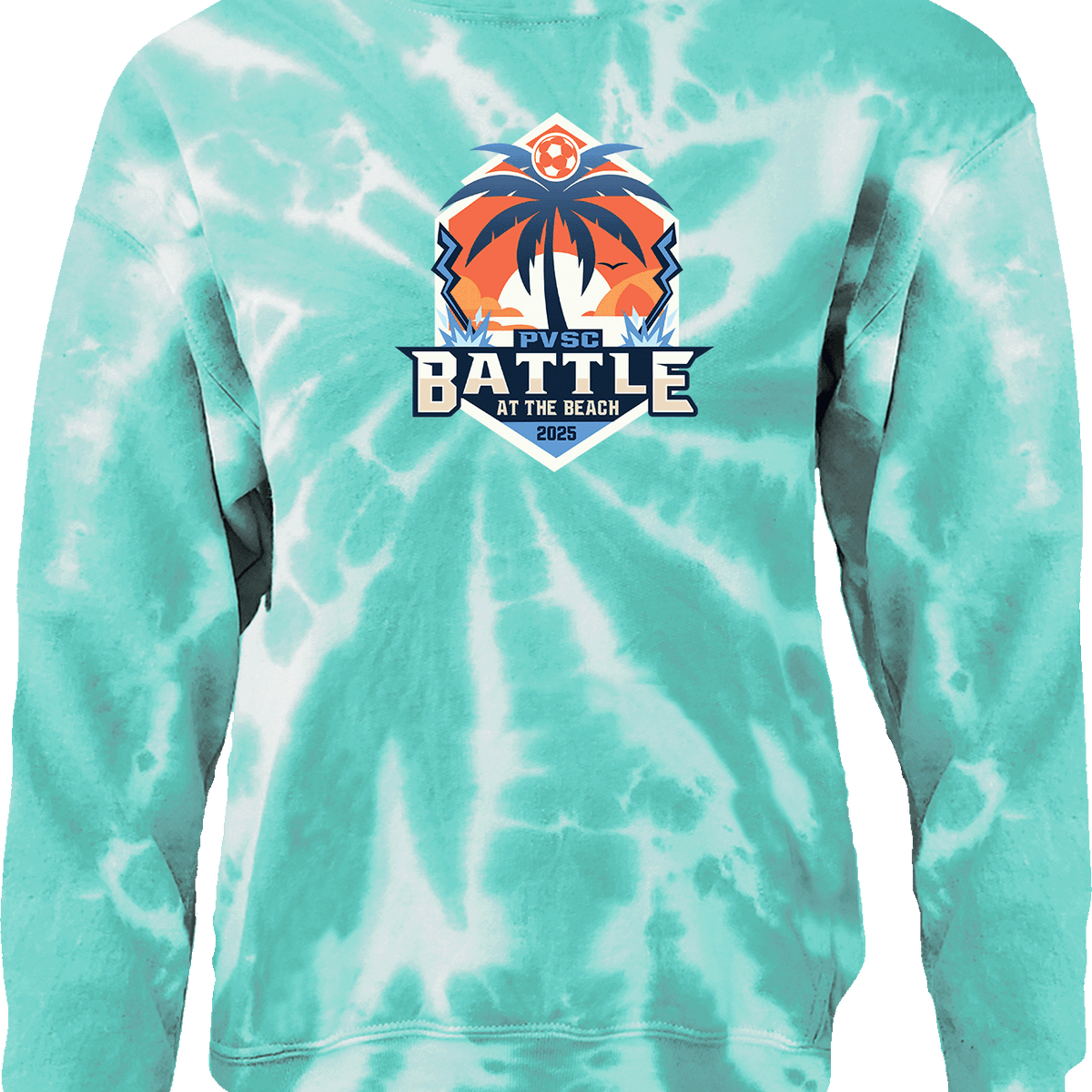 Crew Sweatershirt - 2025 PVSC Battle At The Beach - Two – Simax Sports