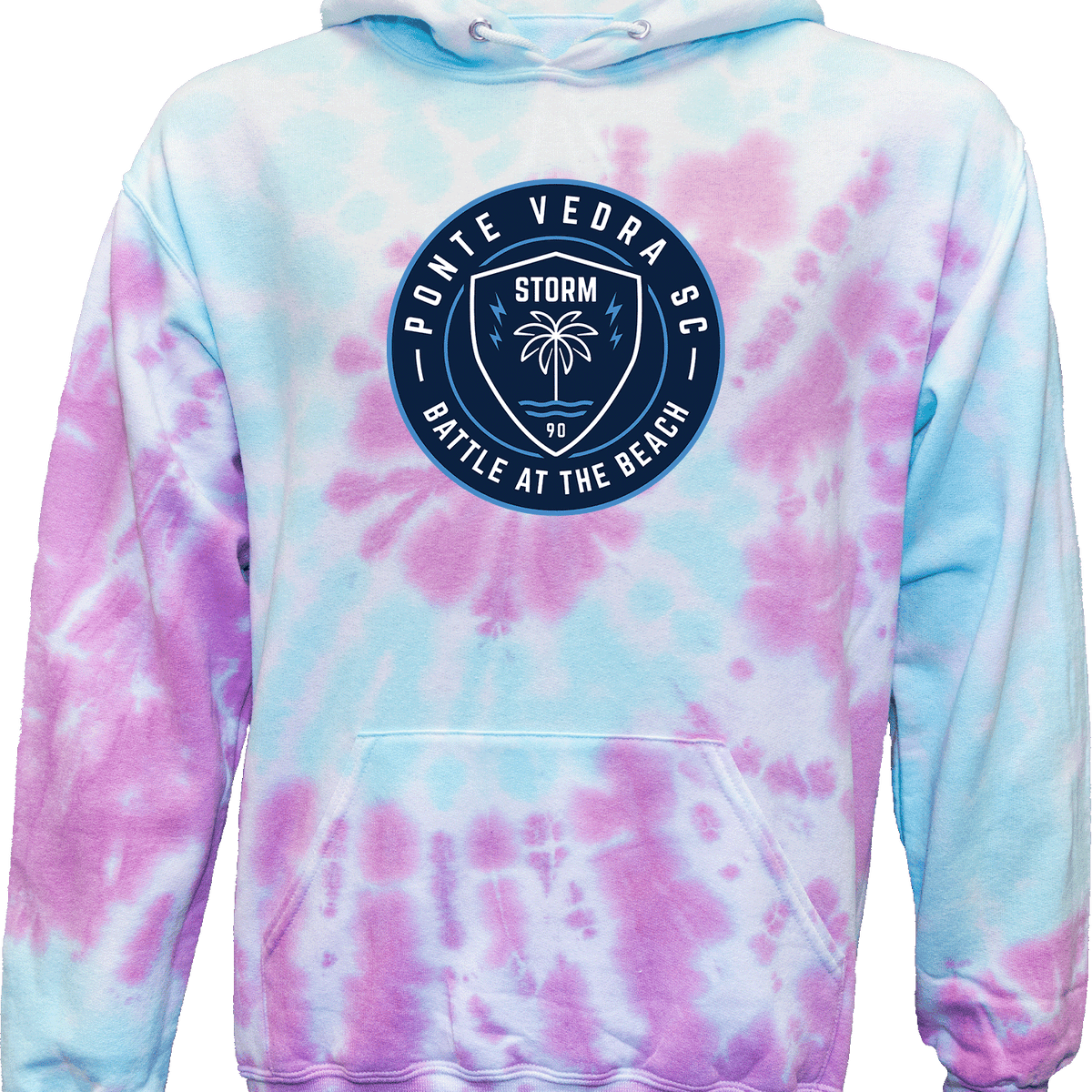 Tie-Dye Hoodies - 2025 PVSC Battle At The Beach – Simax Sports
