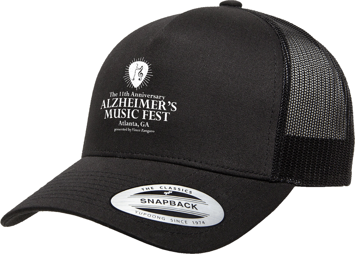 Trucker Hat - 2025 Alzheimer's Music Fest - White – Simax Sports