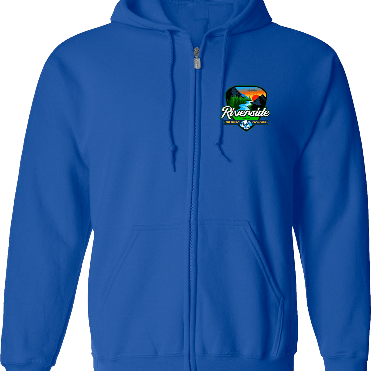 Full Zip Hoodies - Riverside Spring Kickoff 2026 - logo 1 – Simax Sports
