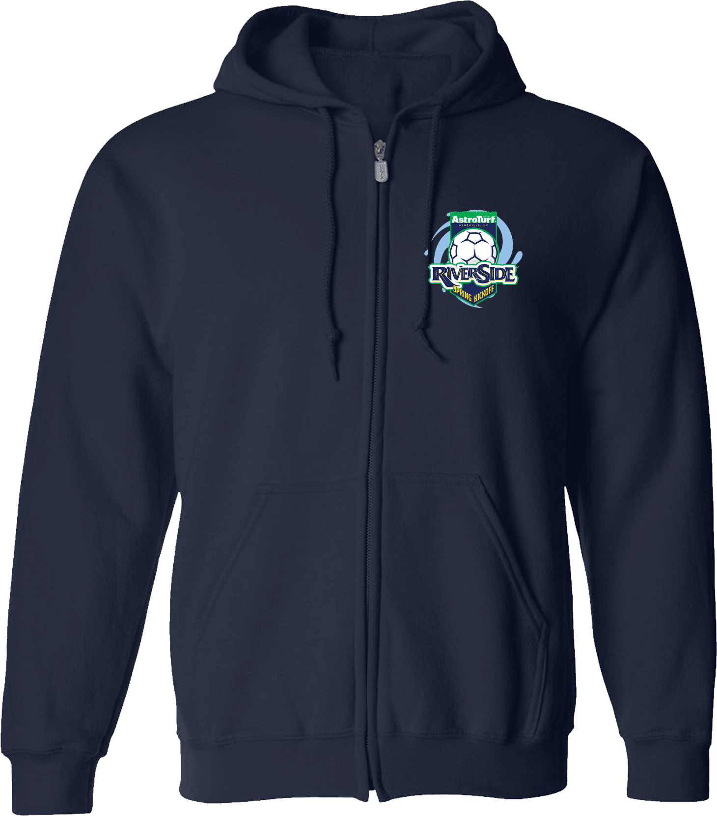 Full Zip Hoodies - Riverside Spring Kickoff 2026 - logo 2 – Simax Sports